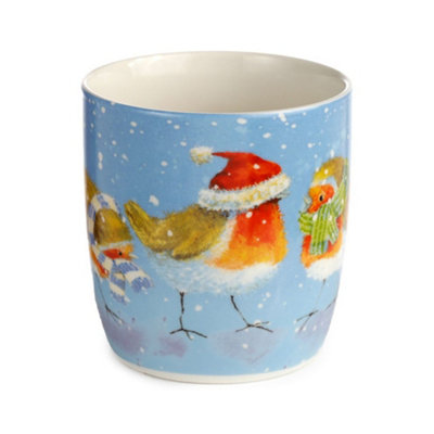 Jan Pashley Robin and Penguin Mug Set