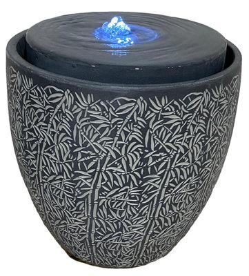 Jane Bubbling Pot Modern Water Feature without Cover