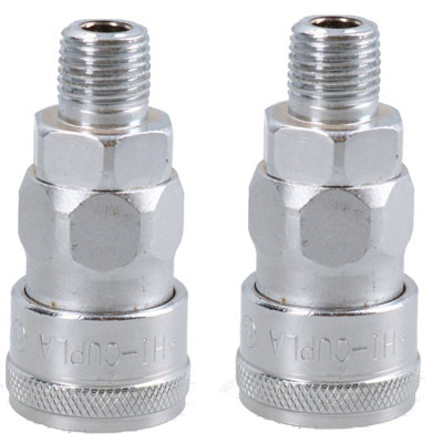 Japanese American Nitto Kohki Female Coupler 1/4" BSP Male Thread Air ...