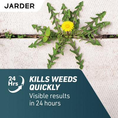 JARDER FAST ACTING STRONG WEED KILLER FOR HARD SURFACES 2 X 5L