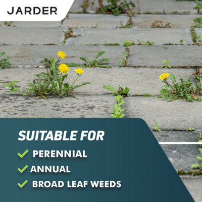 Jarder Fast Acting Strong Weed Killer for Hard Surfaces 4 x 5L
