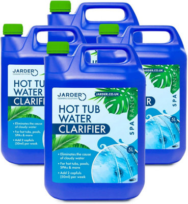 Jarder Hot Tub and Swimming Pool Water Clarifier 4 x 5L