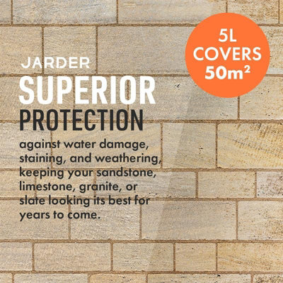 Jarder Indian Sandstone Patio Weatherproof Sealer 2 x 5L