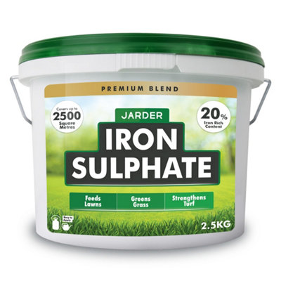 Jarder Iron Sulphate 2.5kg - Boosts Grass Growth, Colour and Strength
