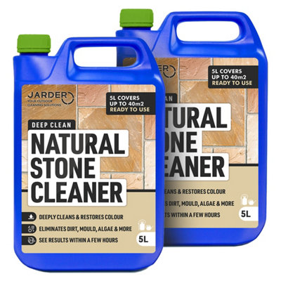 Jarder Natural Stone Cleaner 2 x 5L - Safe for use on Sandstone and ...