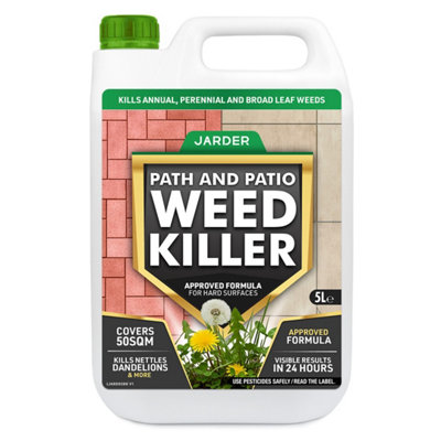 Jarder Path and Patio Weed Killer 5L - Kills Weeds in 24 hours