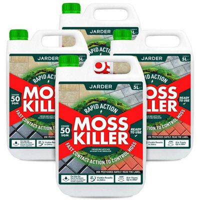 Jarder Rapid Action Moss Killer 4 x 5L