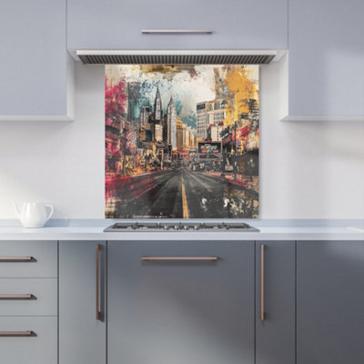 Jasper Reed: 00008 Premium Glass Kitchen Splashback W600mm x H600mm