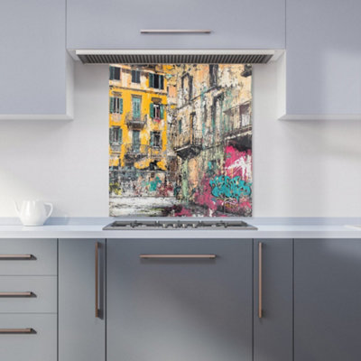 Jasper Reed: 00014 Premium Glass Kitchen Splashback W700mm x H650mm