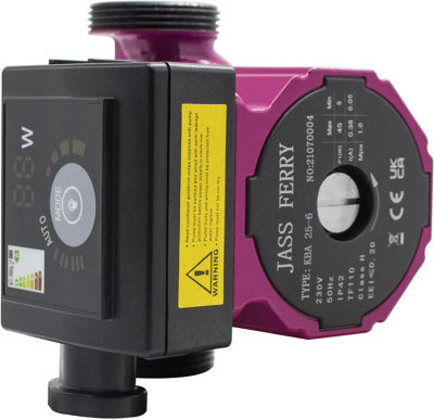 JASSFERRY Central Heating Pump Automatic Hot Water Heat Circulation ...