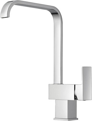 JASSFERRY Italian Kitchen Sink Mixer Tap Chrome Modern Monobloc Brass ...