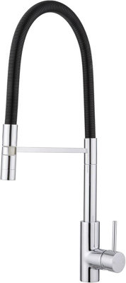 JASSFERRY Pull Out Spout Kitchen Sink Mixer Tap High Arc Pulldown ...