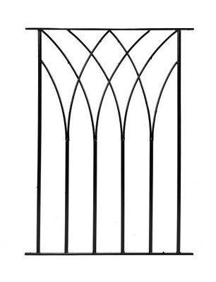 JAVE Large Metal Deck Decking Infill Fence Panel 280mm Wide x 770mm ...