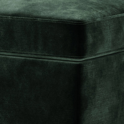 Jay-Be Footstool Bed - Luxe Velvet Airforce