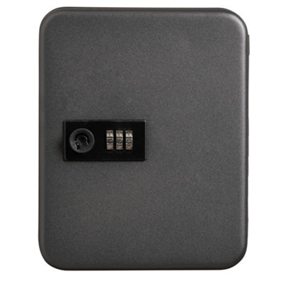 Jazooli Combination Lock Key Cabinet - Small Size, 20 Key Capacity ...