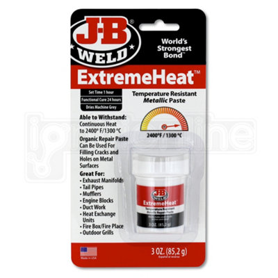 JB Weld Extreme Heat Resistant Putty Filler Paste Steel Metal Car ...