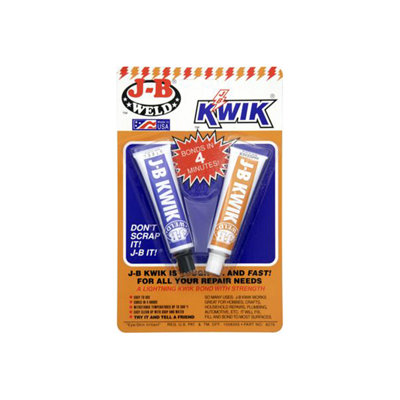 JB Weld Kwik Weld 2 x 28g Tubes VC395 Qty 1 J-B Weld