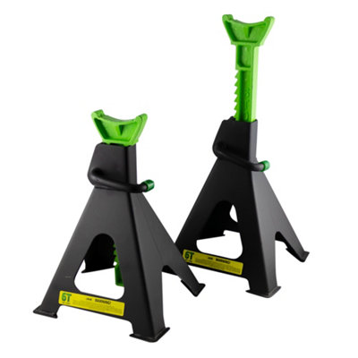 Jbm Tools 6T Axle Stands Set Heavy Duty Compact Hand Tool- 1 Pair
