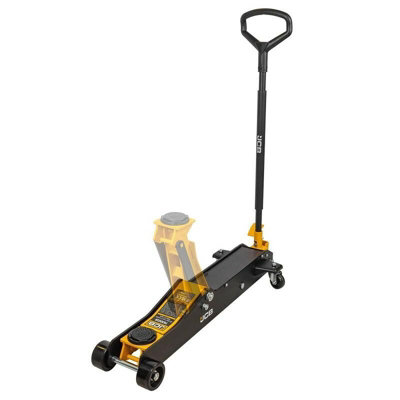 JCB 3 Tonne Hydraulic Long Trolley Jack, Heavy-duty, 525mm Max. Lift ...