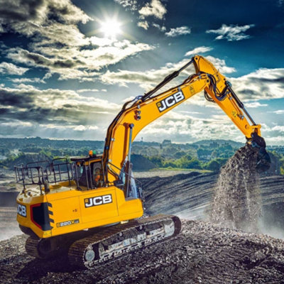 JCB 42 Inch Roller Wheeled Cabinet and Top Tool Chest Stack with ...