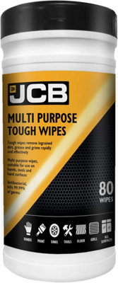 JCB - 80 Multi Purpose Tough Trade Wipes