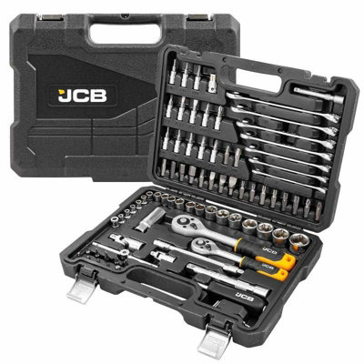 JCB 82 Piece Tool Set, 1/4" & 3/8" Drive JCB-4821-5DS
