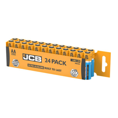 JCB AA Ultra Alkaline Batteries - Pack of 24