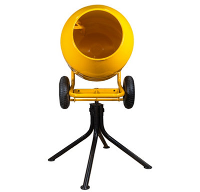 JCB Electric 230V 134L Seam Welded Cement Mixer 550W 100L Working ...