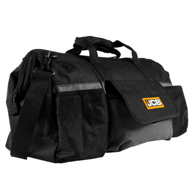 JCB KBAG 20" Tool Bag with Soft Base + Shoulder Strap | DIY at B&Q
