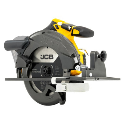 JCB Pro 18V Cordless Circular Saw 185mm, 60mm Cut Depth, Aluminium Base ...