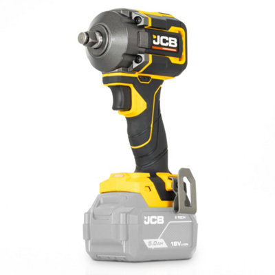 JCB Pro 18V Cordless Impact Wrench 1/2" 400Nm Fastening, 620Nm Torque ...