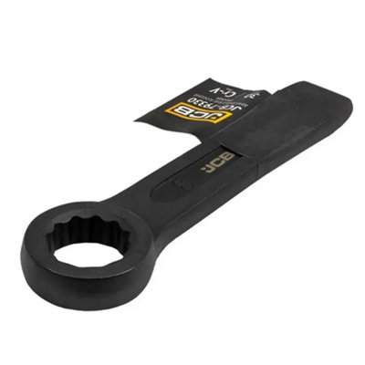 JCB Single Ring Slogging Spanner 30mm, Cr-V Steel Striking Wrench JCB-79330