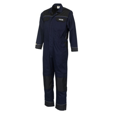 JCB Trade Navy Coverall Regular Leg