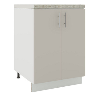 JD Greta Adjustable Legs Kitchen Base Unit 600mm Storage Cabinet With ...