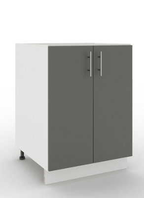 JD Greta Adjustable Legs Kitchen Base Unit 600mm Storage Cabinet With ...
