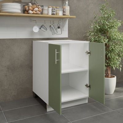 JD Greta Adjustable Legs Kitchen Base Unit 600mm Storage Cabinet With ...