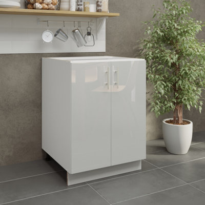 JD Greta Adjustable Legs Kitchen Base Unit 600mm Storage Cabinet With ...