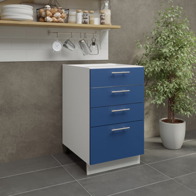 JD Greta Adjustable Legs Kitchen Drawer Unit 500mm Storage Cabinet With ...