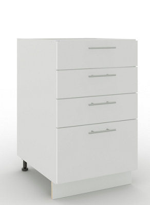 JD Greta Adjustable Legs Kitchen Drawer Unit 500mm Storage Cabinet With ...