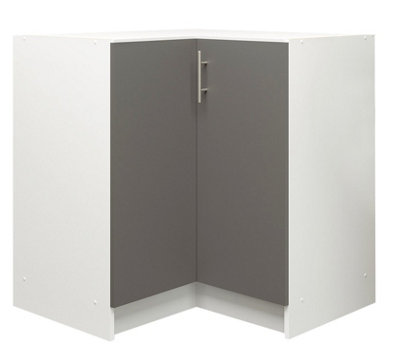 JD Greta Kitchen Base Corner Unit 800mm Cabinet With Doors 80cm - Dark ...