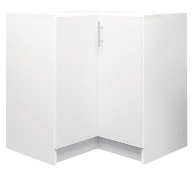 JD Greta Kitchen Base Corner Unit 800mm Cabinet With Doors 80cm - White ...
