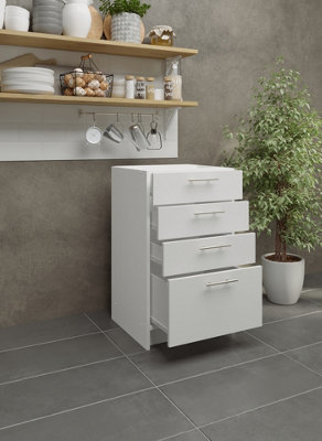 JD Greta Kitchen Base Drawer Unit 500mm Cabinet With Fronts 50cm ...