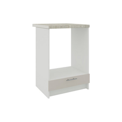 JD Greta Kitchen Base Oven Unit 600mm Cabinet With Front 60cm Cashmere ...