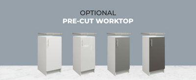 JD Greta Kitchen Base Unit 300mm Storage Cabinet With Door Shelf 30cm ...