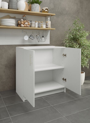JD Greta Kitchen Base Unit 800mm Storage Cabinet With Doors Shelf 80cm ...