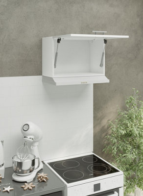 JD Greta Kitchen Wall Bridging Unit 600mm Extractor Cooker Hood Cabinet ...