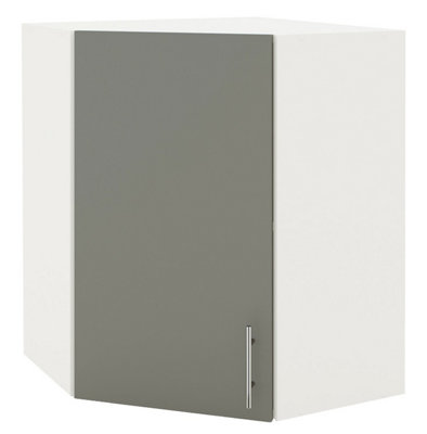 JD Greta Kitchen Wall Corner Unit 600mm Cabinet With Door and Shelf ...