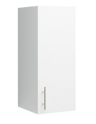 JD Greta Kitchen Wall Unit 300mm Storage Cabinet With Doors and Shelf 30cm - White Matt