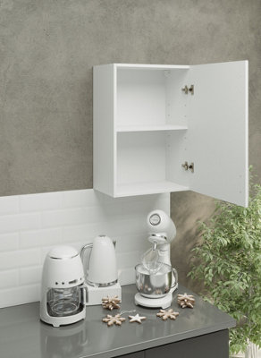 JD Greta Kitchen Wall Unit 500mm Storage Cabinet With Doors and Shelf ...