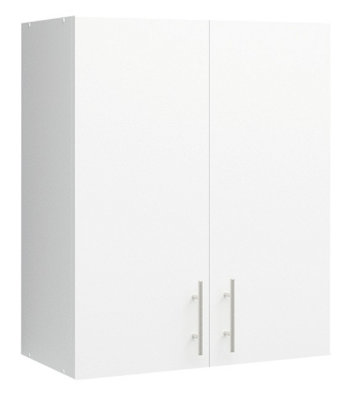 JD Greta Kitchen Wall Unit 600mm Storage Cabinet With Doors and Shelf 60cm - White Matt at B&Q